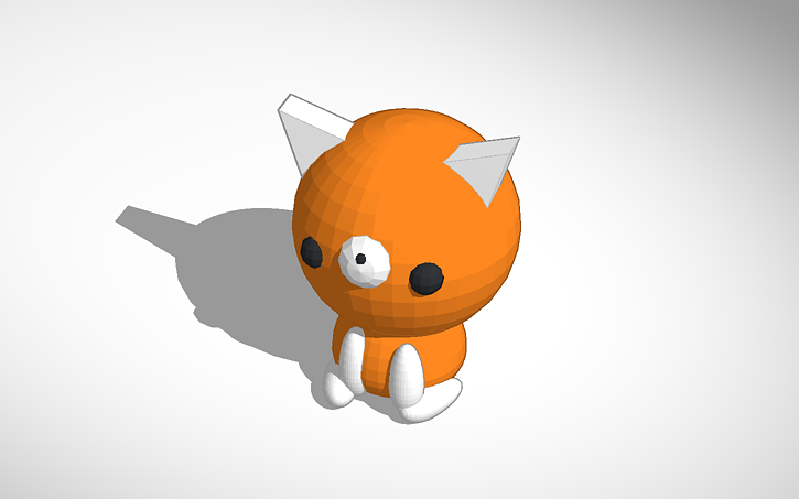 3D design Fox - Tinkercad