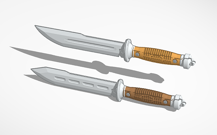 3D design CHK-X1A&B - The "Centurion" Hunting Knife Mrk 1&2 - Feb 2024 ...