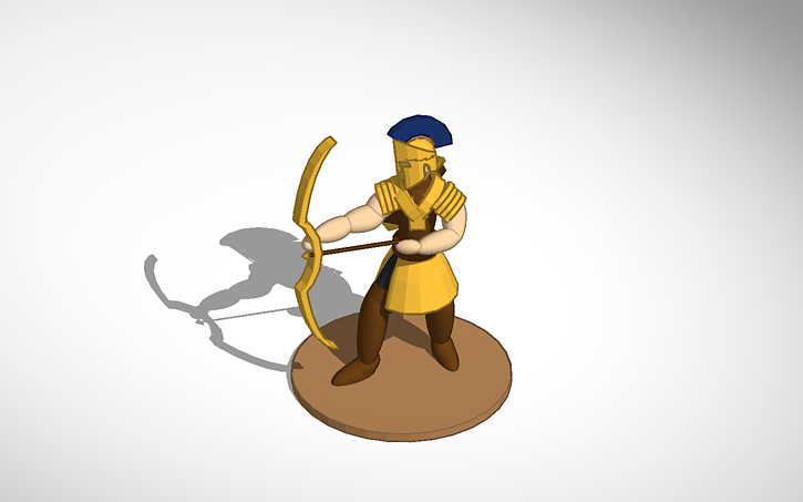 3D design Elite Roman Archer - Tinkercad