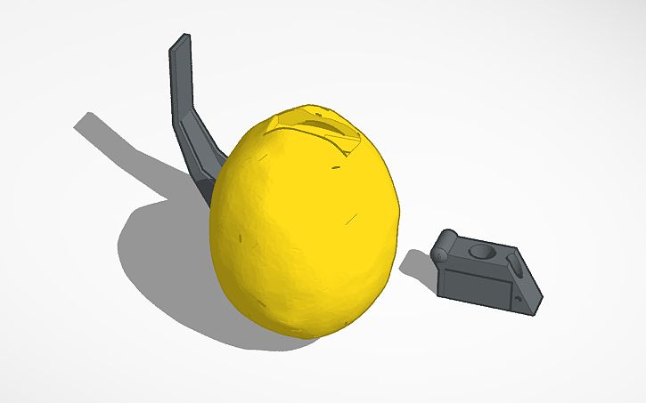 3D design lemon grenade - Tinkercad
