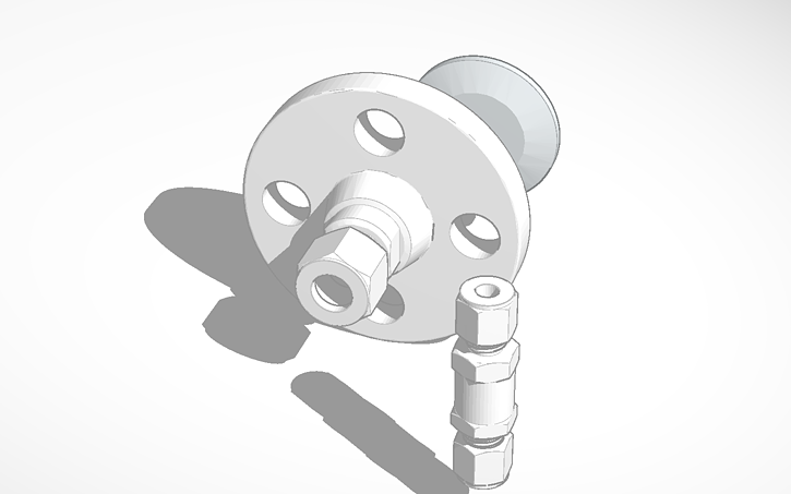 3D design sanitary cap - Tinkercad