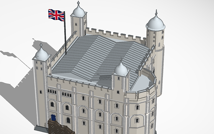 3D design Tower Of London🏰 - Tinkercad
