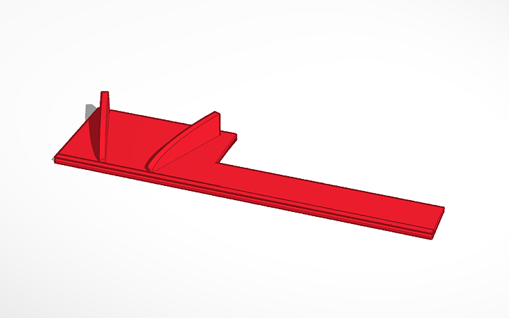 3D design Vortex Generator 6 - Tinkercad