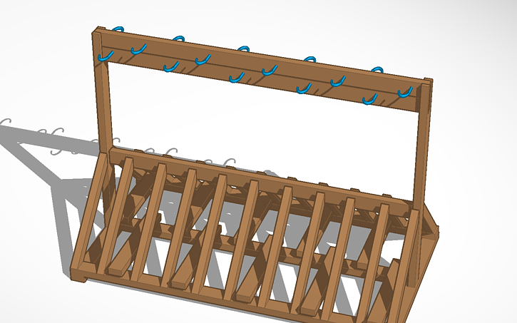 3D design Bike rack for d.tech V2 | Tinkercad