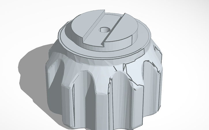 3D design knob sigma 70-200 | Tinkercad