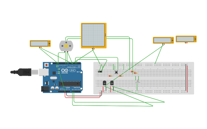 Circuit design Copy of automatic temperature control | Tinkercad