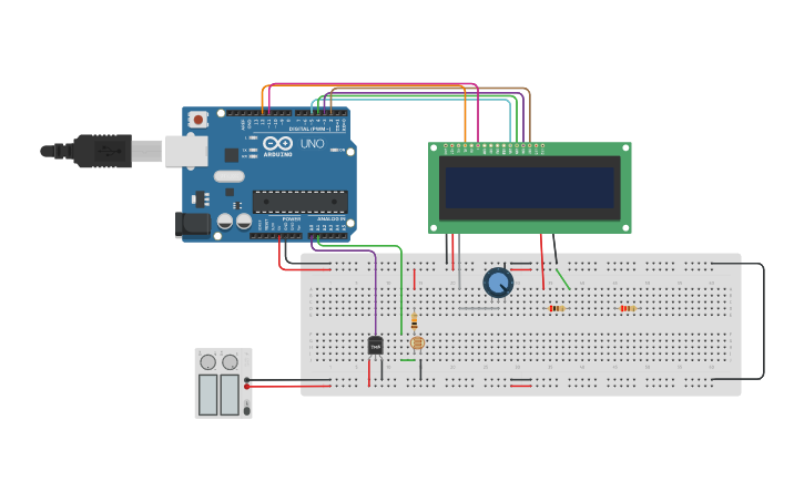 Circuit design Clase27.LCD_Sensores - Tinkercad