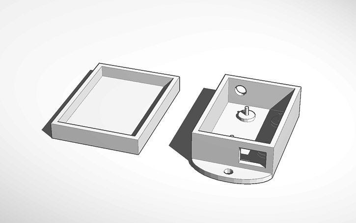 3D design Box for SparkFun thing and WiFi antenna | Tinkercad