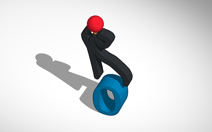 3D design stick man?(KO) | Tinkercad