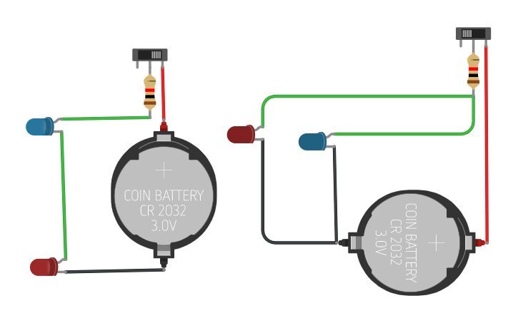 Circuit design Simple circuits - Tinkercad