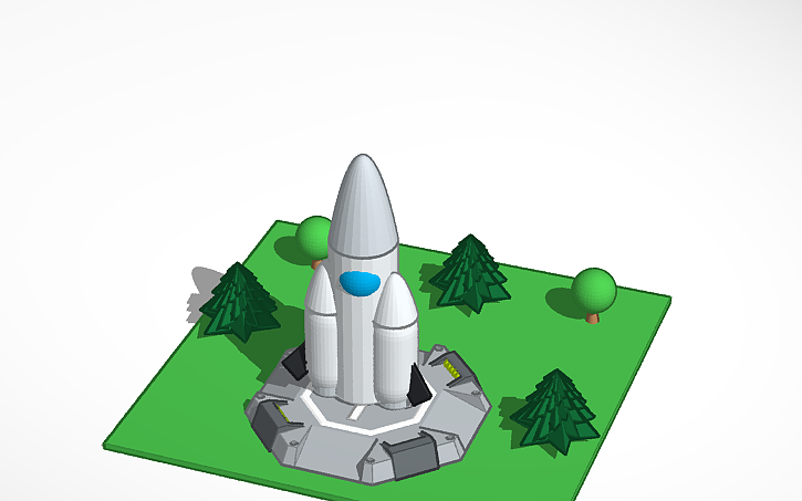 3D design Rakieta | Tinkercad