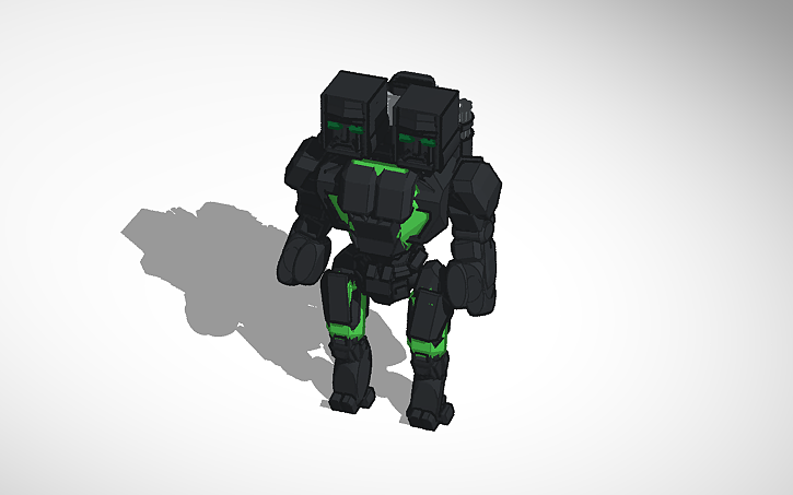 3D design real steel twin Zeus city's - Tinkercad