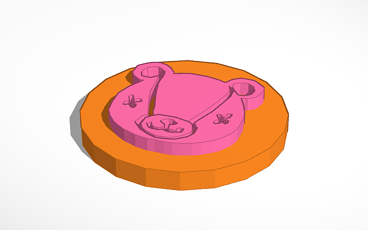 3D design Stitches Coin - Tinkercad