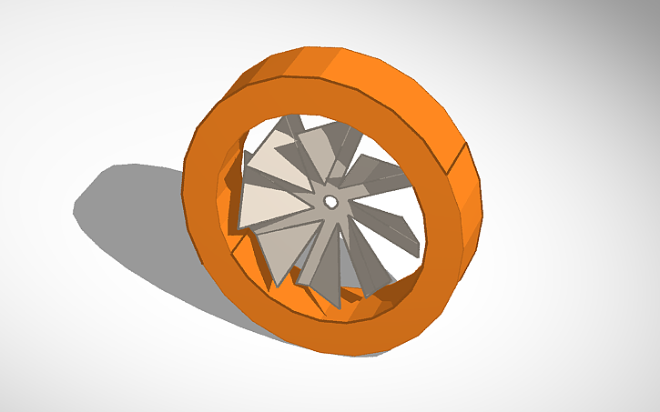 3d Design Fan Design Tinkercad