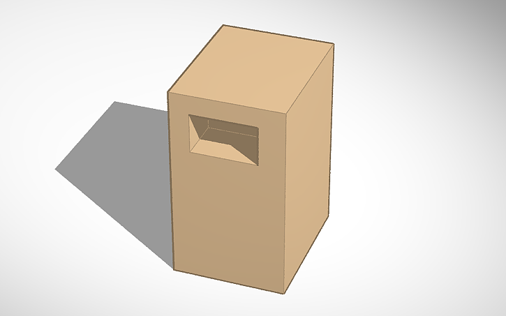 3D design Smart bin - Tinkercad