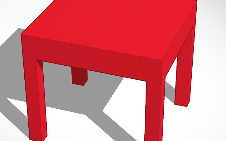 3D design Table | Tinkercad