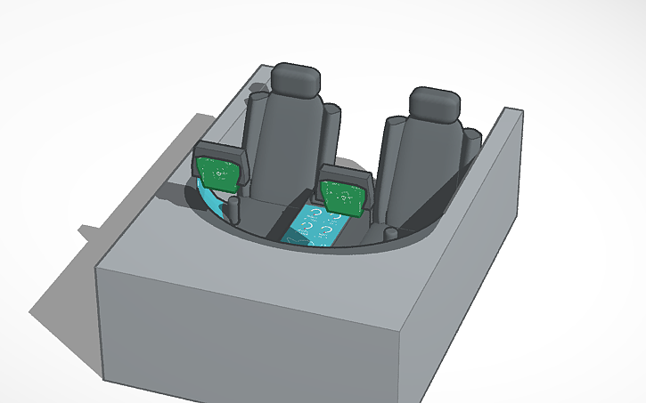 3D design Mark 2 Bomber Cockpit - Tinkercad