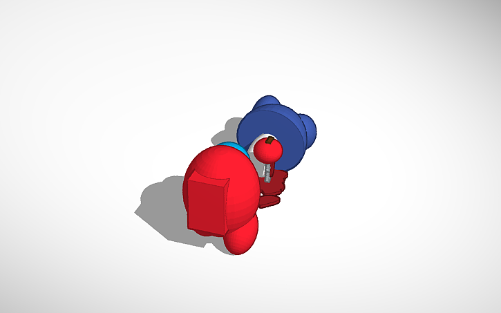 3D design Among us-Impostor Red-Dead Blue-S3b - Tinkercad