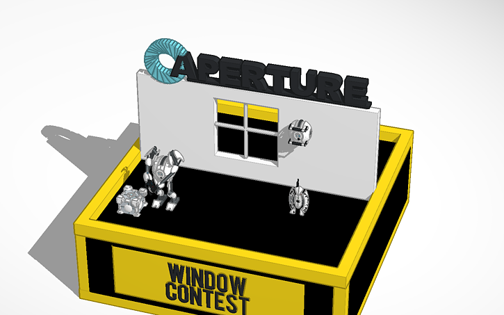 3D design Window Contest! Aperature style | Tinkercad