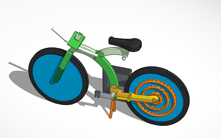 3D design Bicycle everywhere 04 - Tinkercad