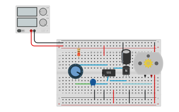 Circuit design Unidad 2-TP2-EJ9 - Tinkercad