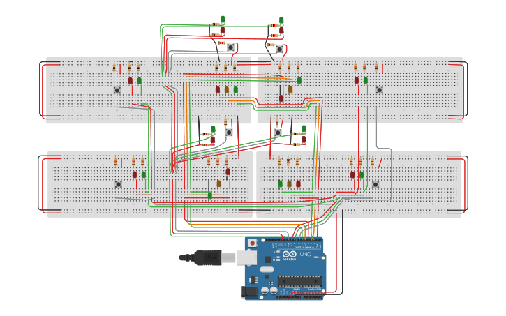Circuit design arduino act 2 - Tinkercad