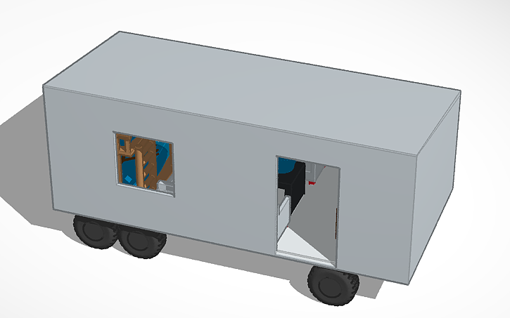 3D design Camper - Tinkercad