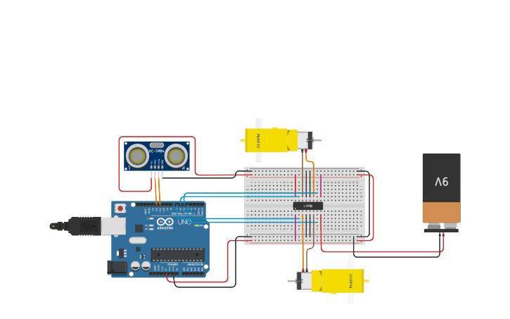 Circuit Design Obstacle Avoidance Robot Using Arduino And Sensor