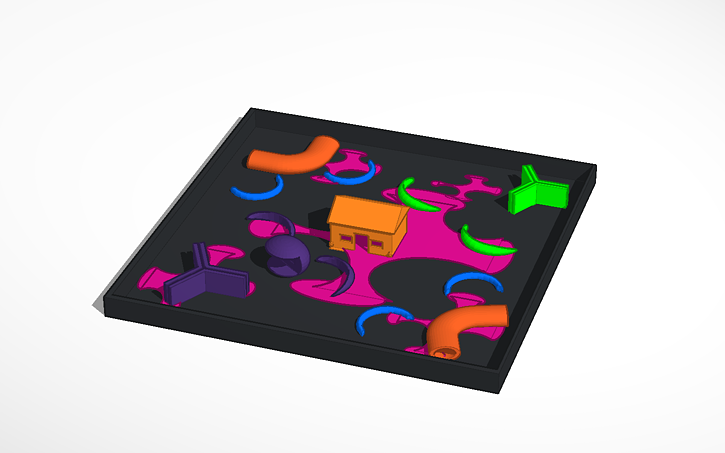 3D design project paintball - Tinkercad