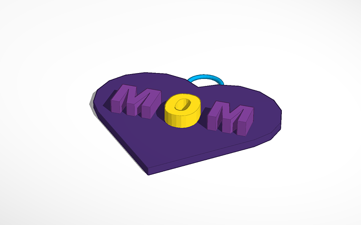 3D design heart - Tinkercad