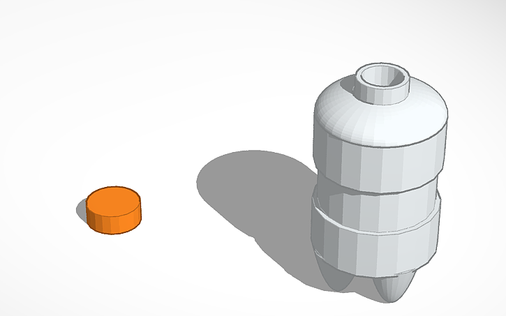 3D design Water bottle - Tinkercad