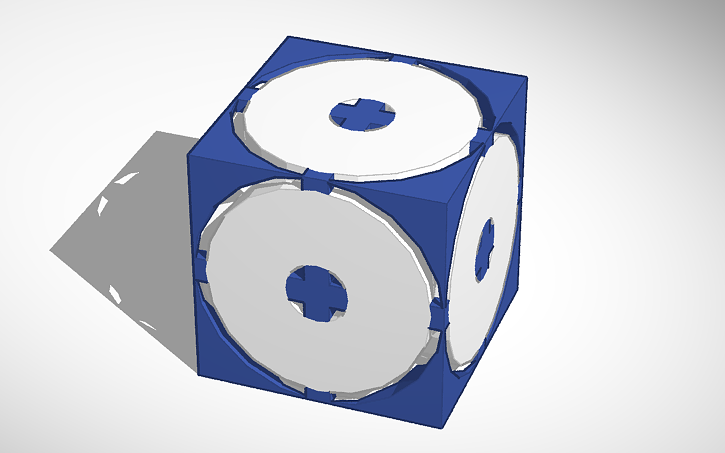 3D design Neon Cube | Tinkercad