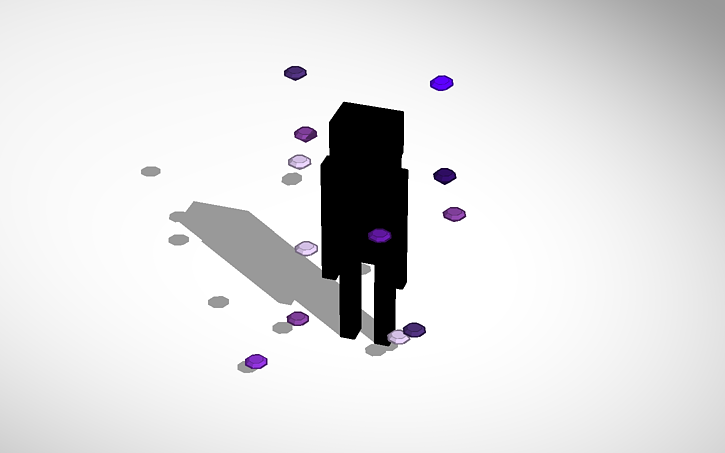 3D design Minecraft Enderman | Tinkercad