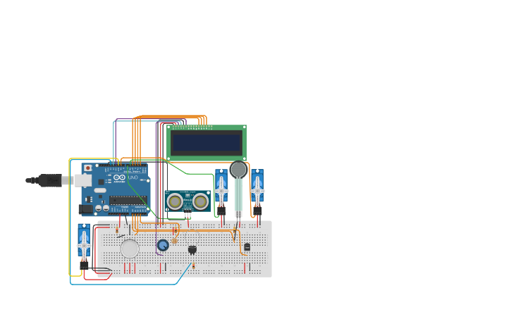 Circuit design Microprocessors Final - Group 12 - Tinkercad