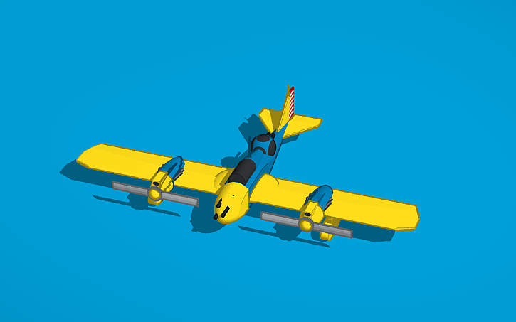 3D design Douglas SF-22 - Tinkercad