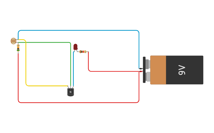 Circuit design Optical Sensor - Tinkercad