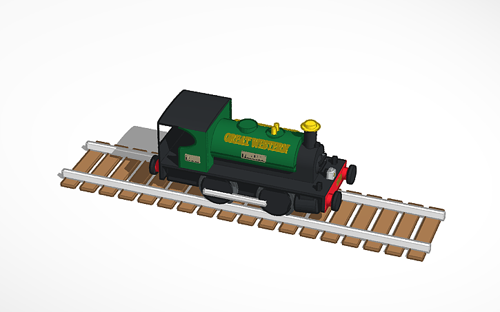 3D design GWR Trojan No.1340 - Tinkercad