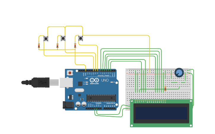 Circuit Design Digital Alarm System Tinkercad