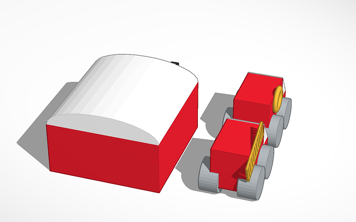 3D design Fire Station - Tinkercad