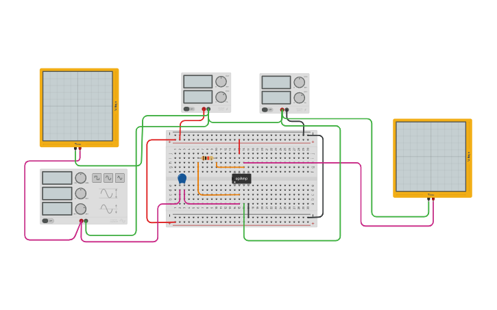 Circuit design circuito sumador - Tinkercad