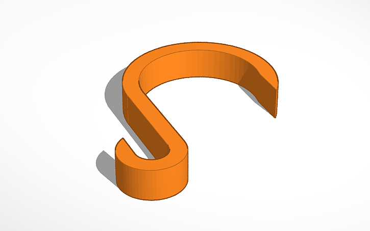 3D design Hook - Tinkercad