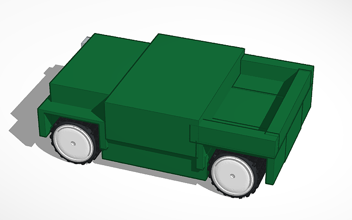 3D design car base - Tinkercad