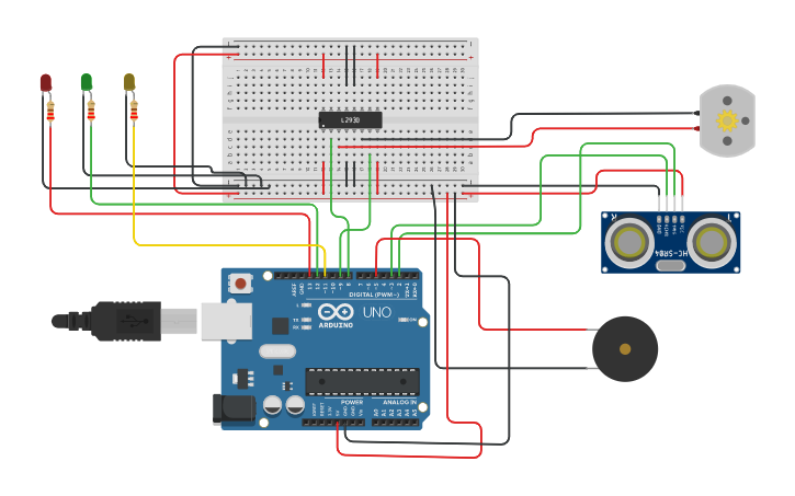 Circuit Design Flood Tinkercad