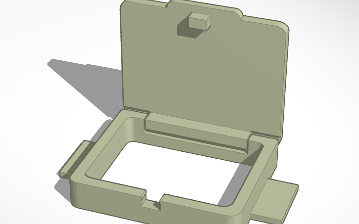 3D design power button protector - Tinkercad