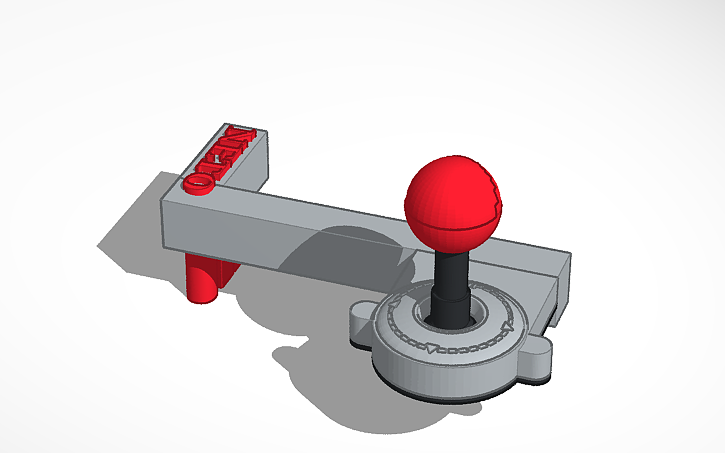 3D design Copy of Arcade Joystick - Tinkercad