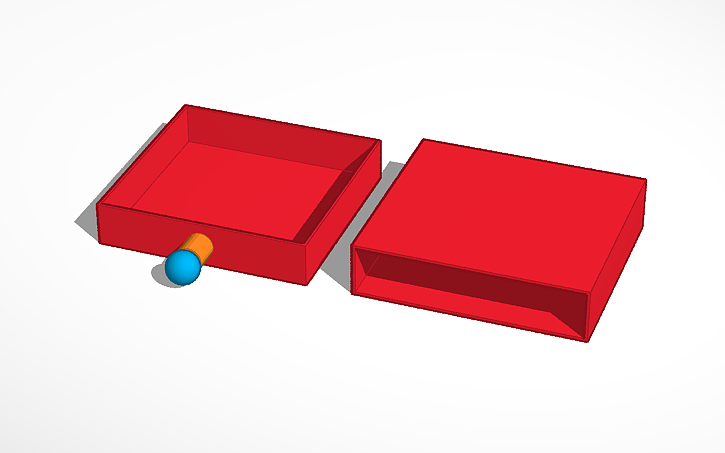 3D design 서랍2(Large sliding drawer NO.2) - Tinkercad