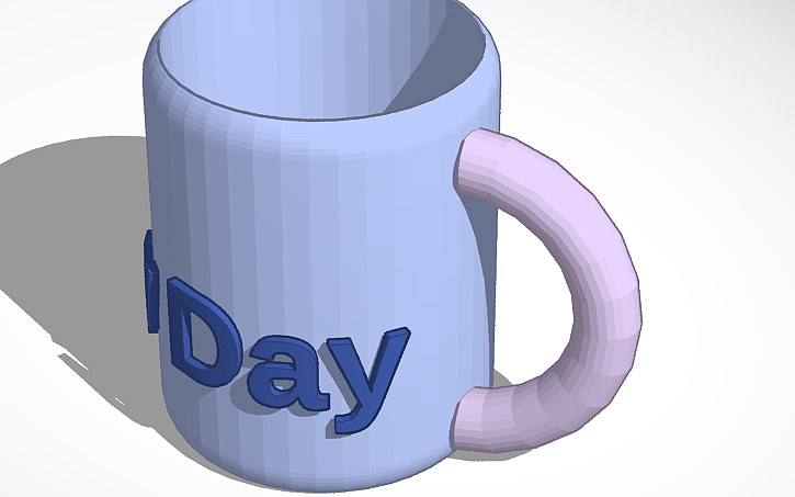 3D design Rainy Day Coffee mug | Tinkercad