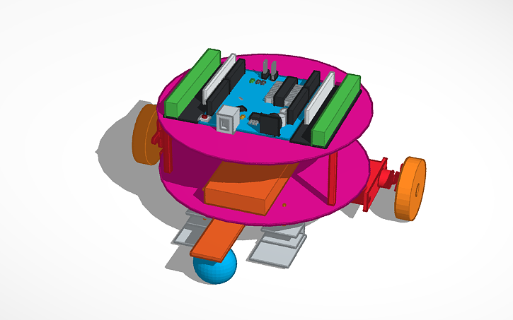 3D design Robot D - Tinkercad