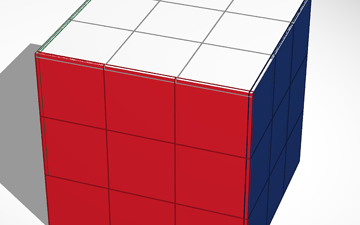 3d Design Rubix Cube Tinkercad