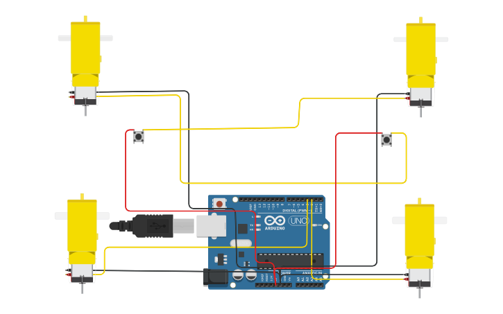 Circuit design car - Tinkercad